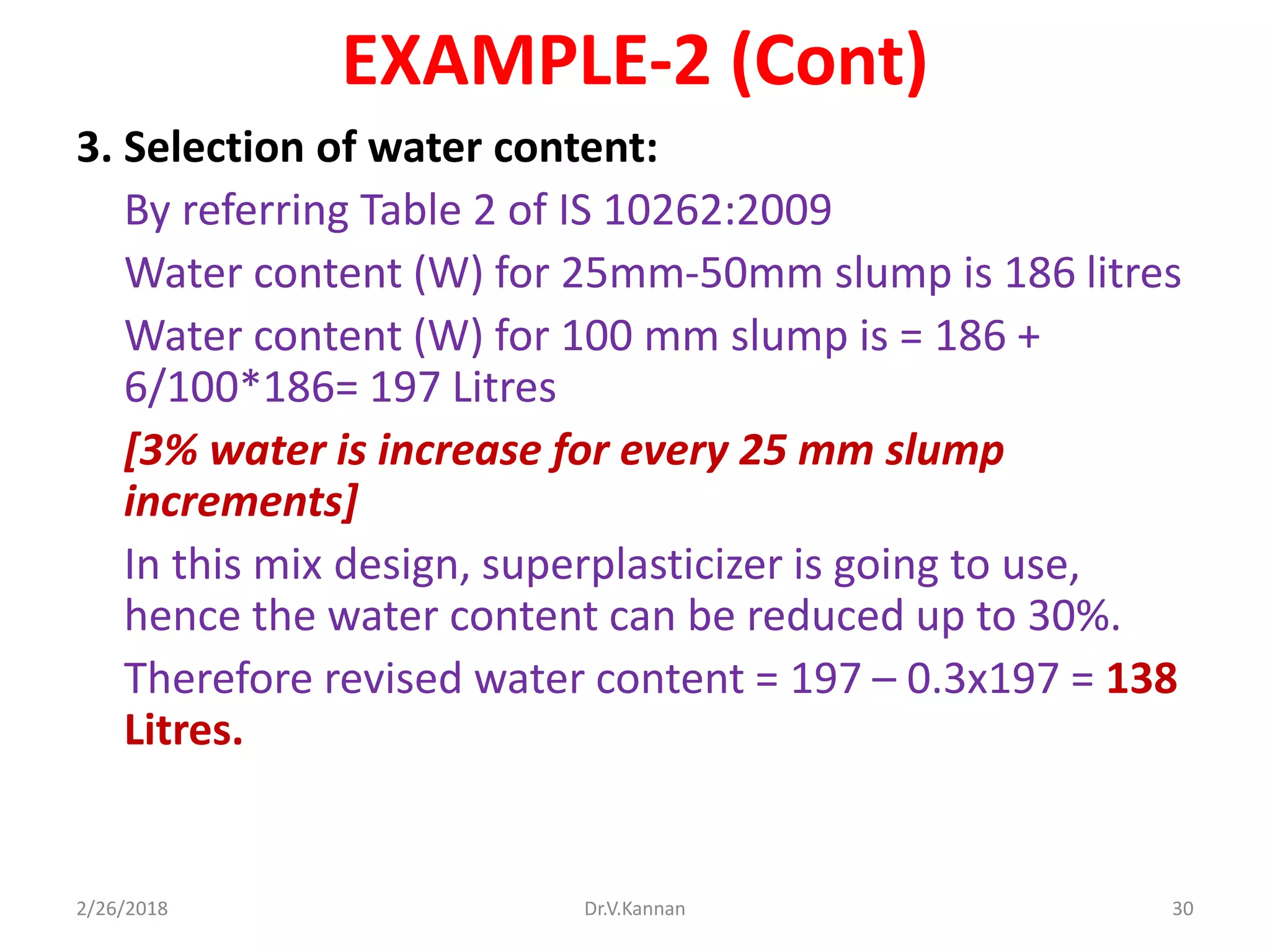 Proportioning of concrete mix | PPTX