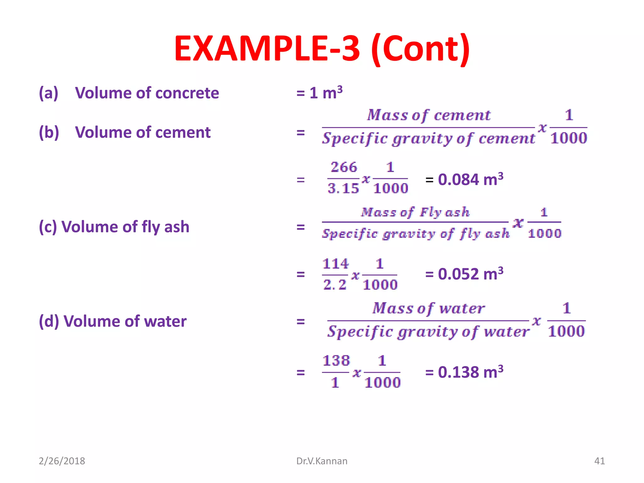 Proportioning of concrete mix | PPTX