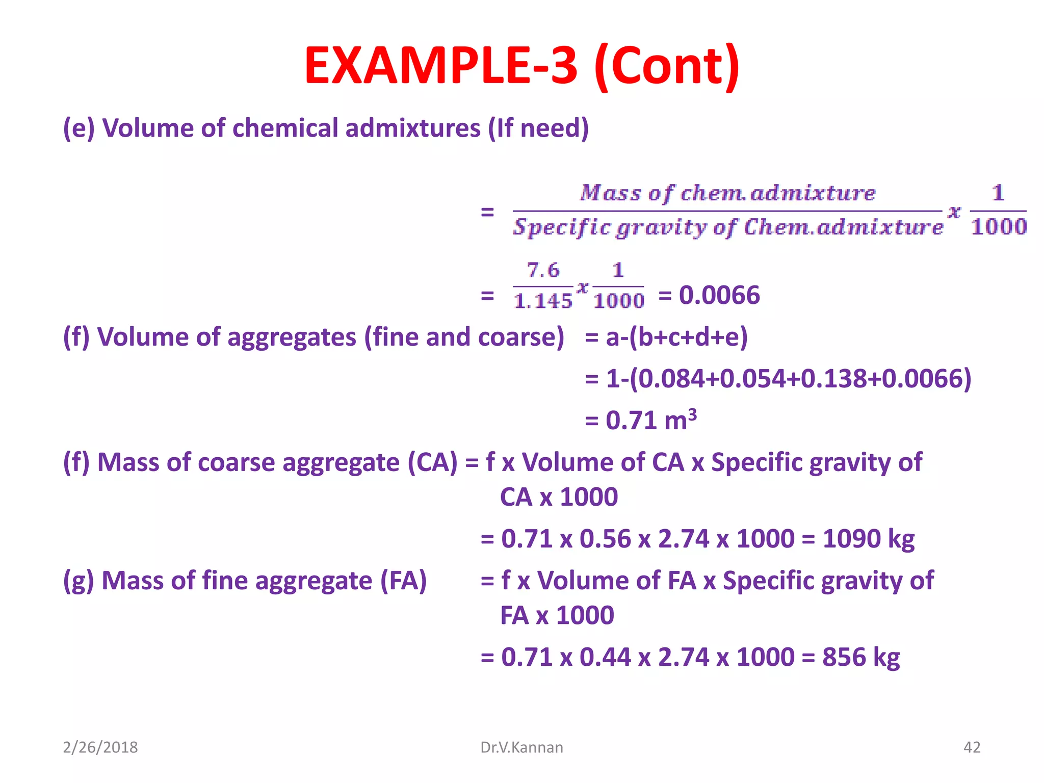 Proportioning of concrete mix | PPTX