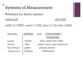 Proportions n measurement | PPT