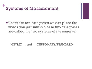 Proportions n measurement | PPT