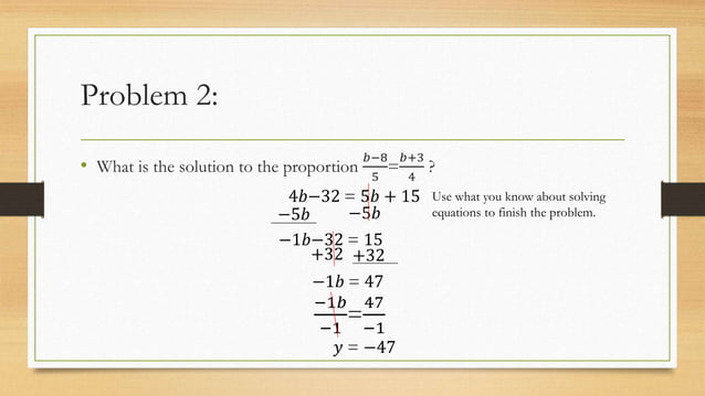 Proportions, similar figures, and percents | PPT