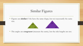 Proportions, similar figures, and percents | PPTX
