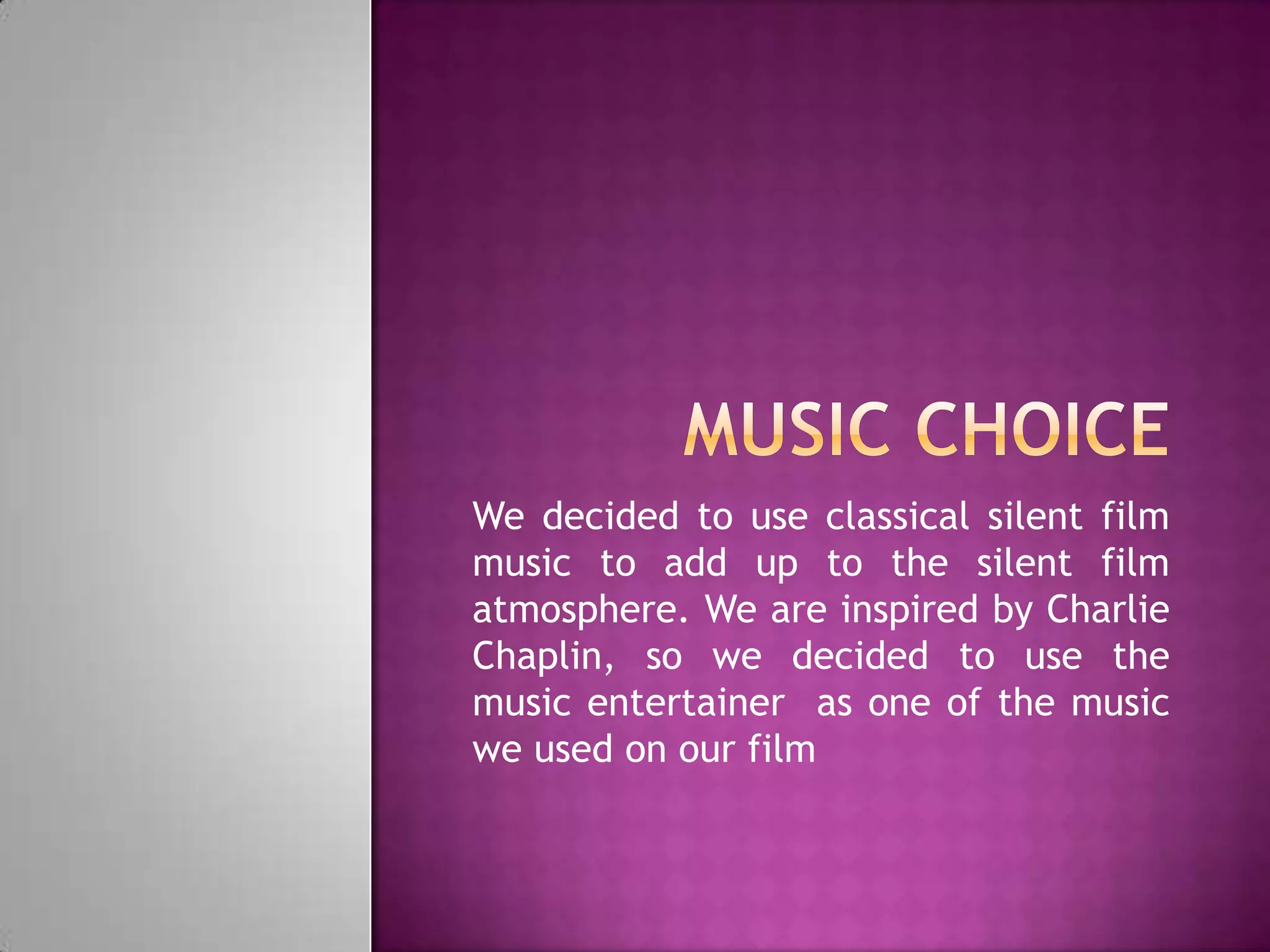 Basic Acting Film Proposal~ Bipolar Intention | PPT