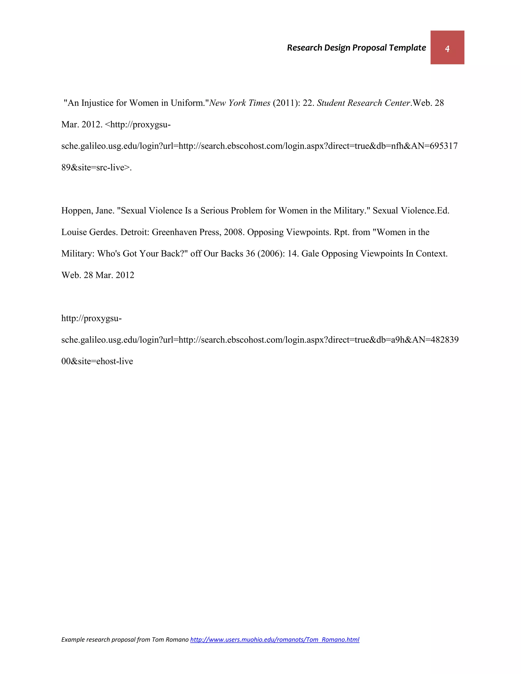 Research Design Proposal | PDF | Free Download