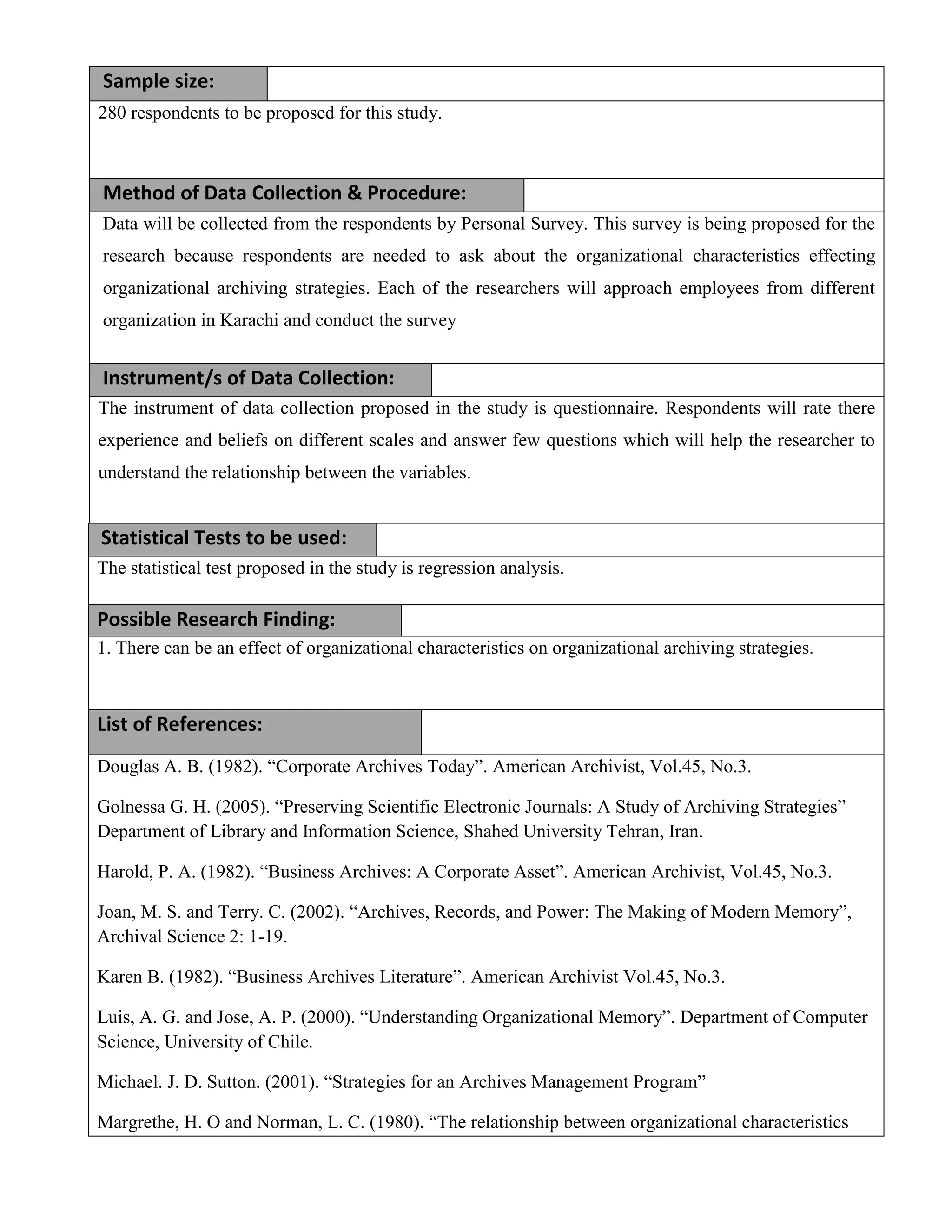 Proposal-Research Project | DOCX
