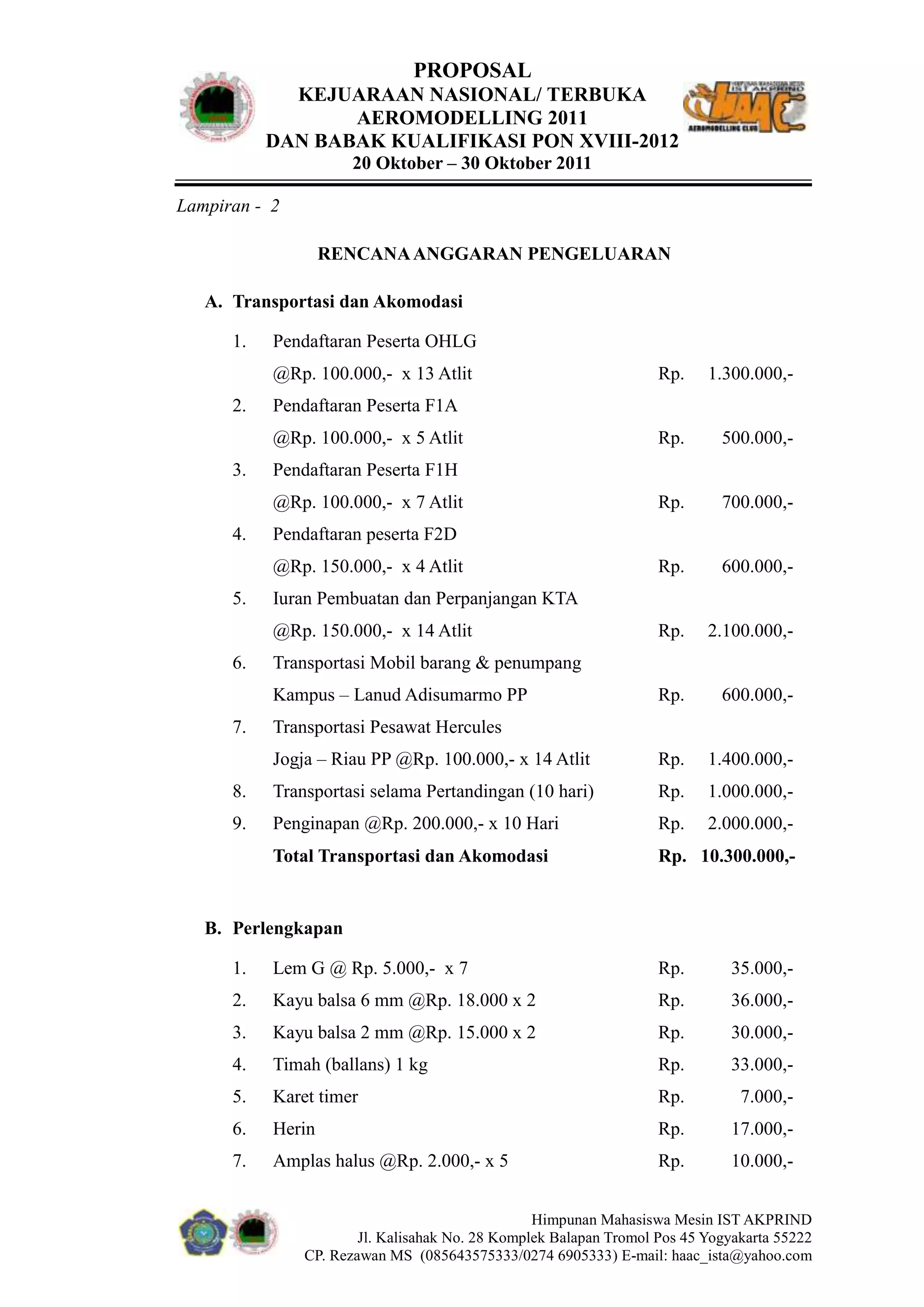 Contoh Proposal | DOCX