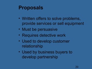 Proposal - Business Communcation | PPT | Business | Business and Finance
