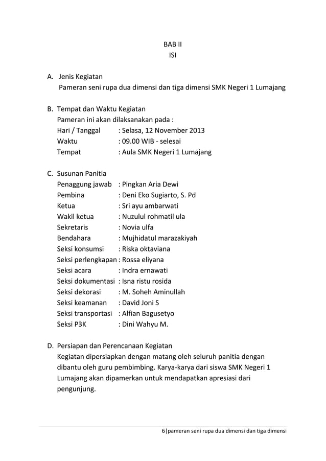 Contoh Proposal | DOCX