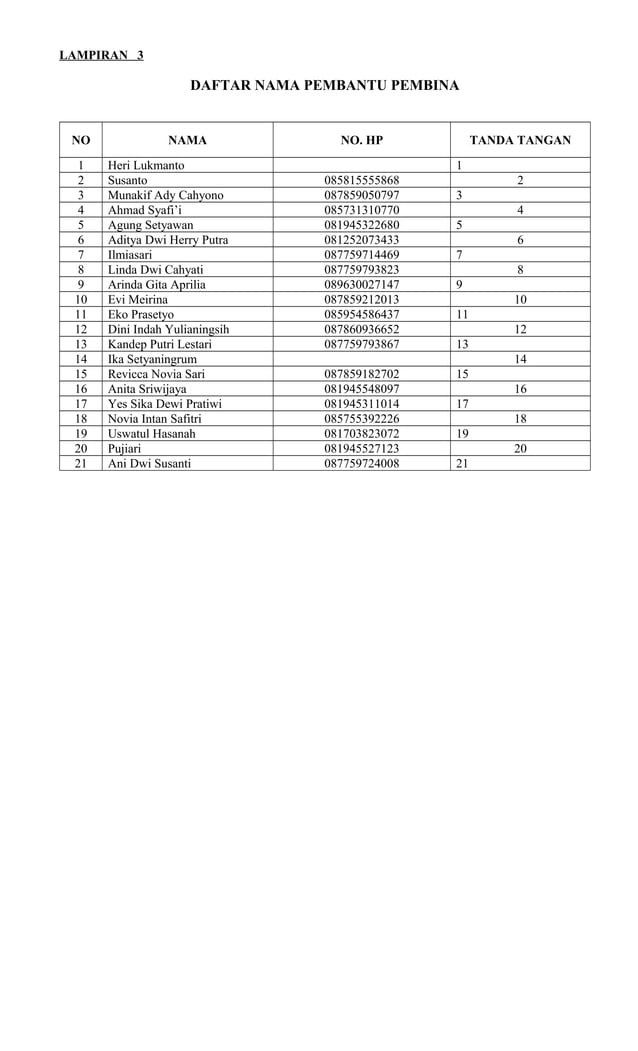 Proposal Persari | DOC