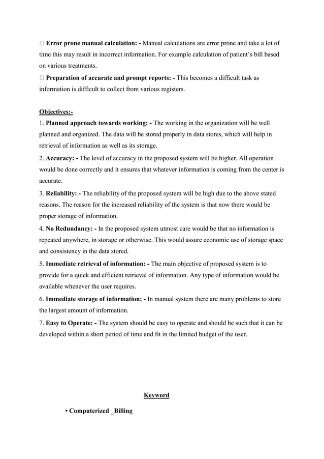 Project Proposal(Hospital Management System) | PDF Project Proposal(Hospital Management System) | PDF