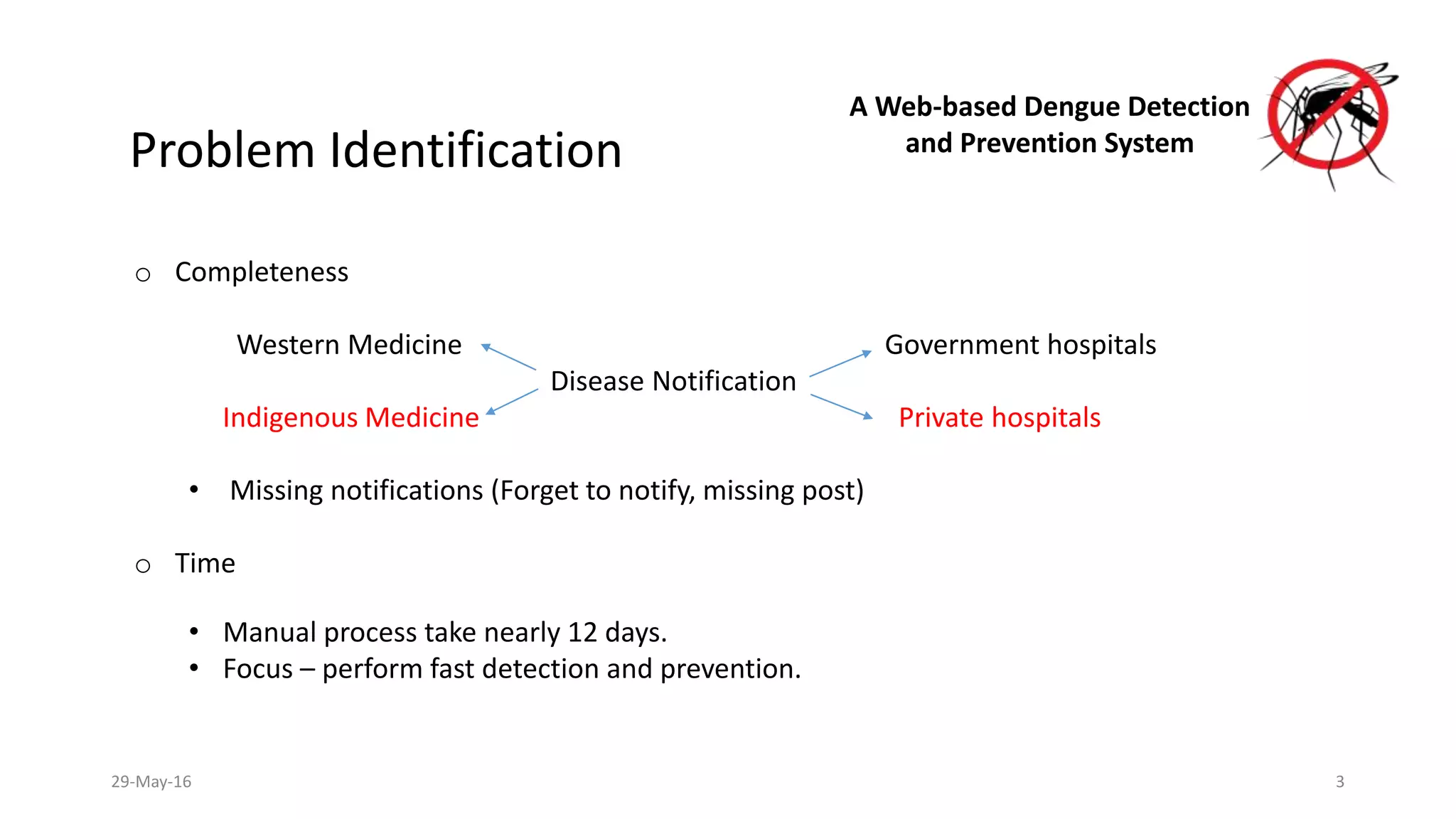 Web Based Dengue Detection And Prevention System Ppt