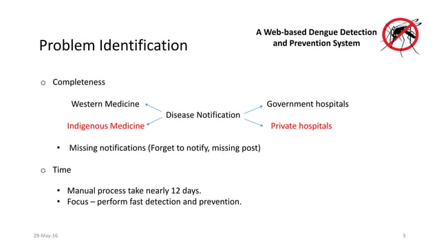 web-based dengue detection & prevention system | PPT