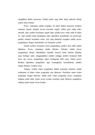 Proposal Kerja Praktek Limbah Cair Batu Bara | PDF