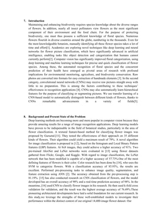 A Comparative Analysis of Deep Learning Modelsfor Flower Recognition ...