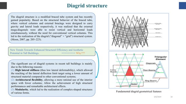 A Diagrid System For Tall Building Review Ppt