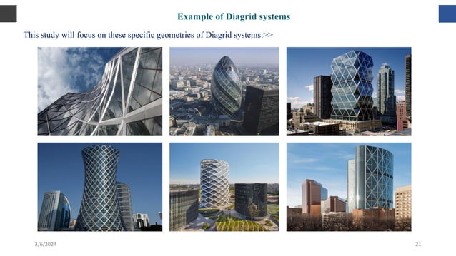 A diagrid system for tall building review | PPT