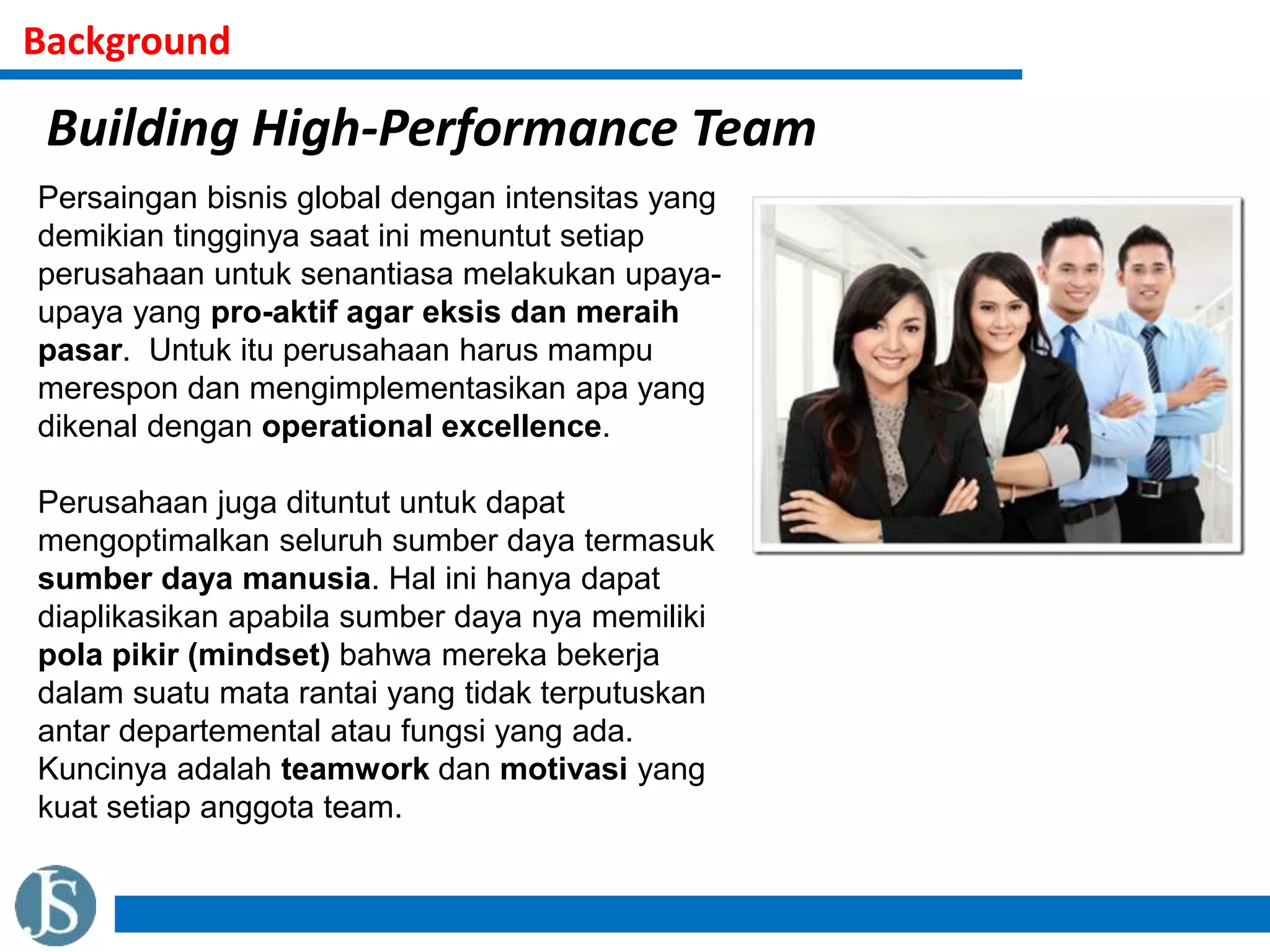 Building A High Performance Team : Bagaimana Membangun Tim Anda lebih ...