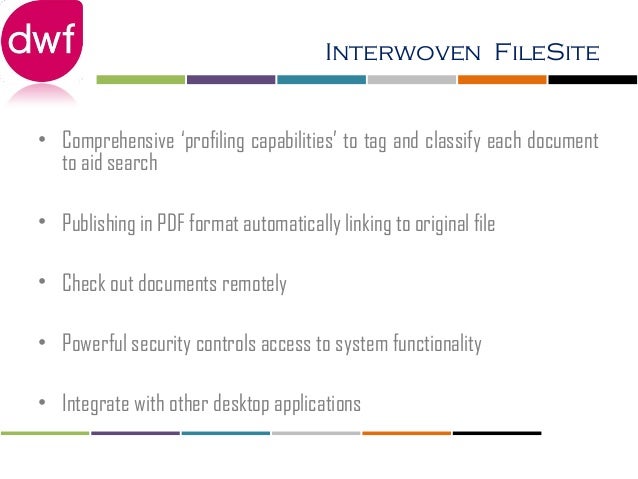 Filesite document management system - factorydro