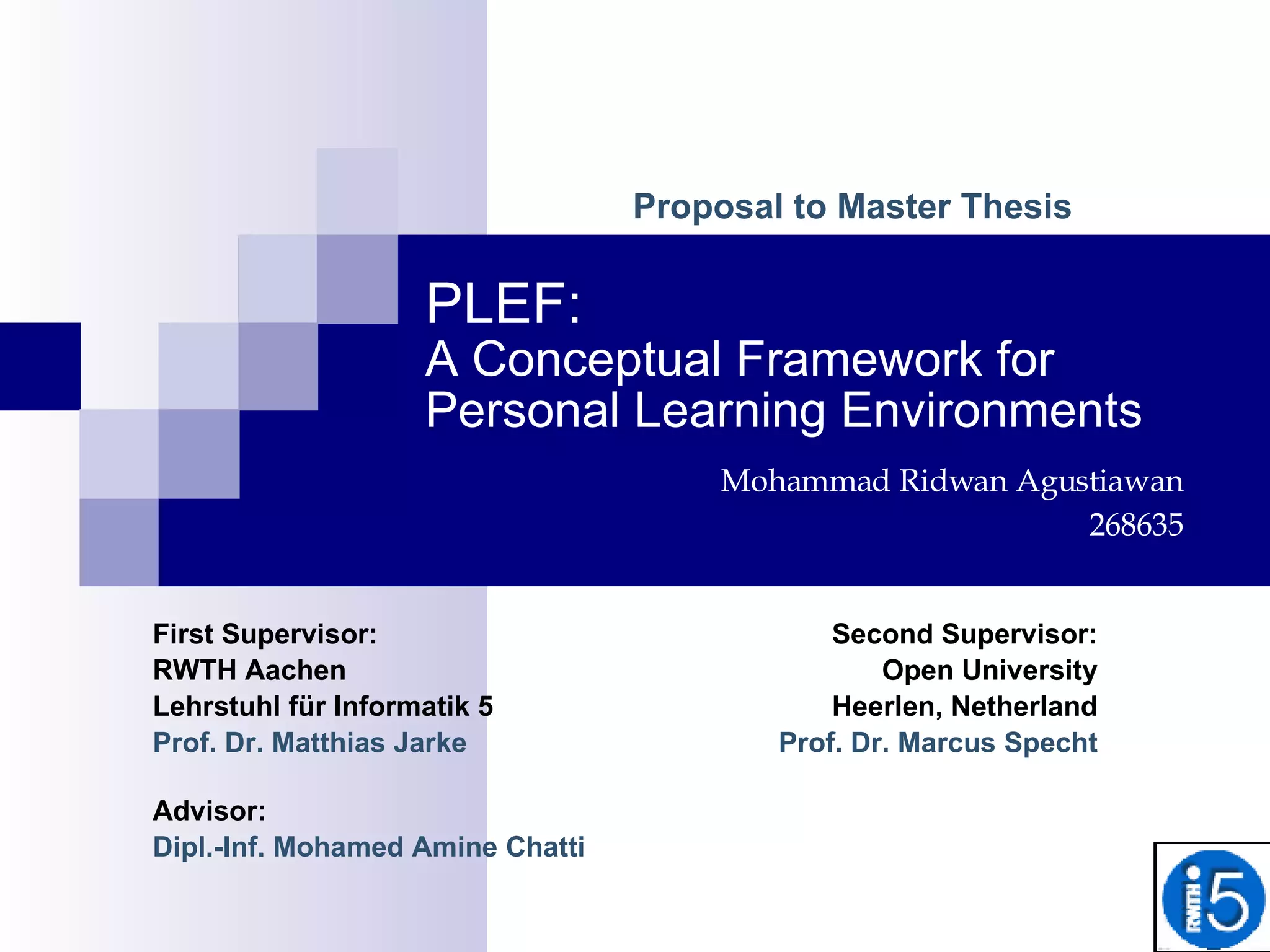 Proposal Final Presentation Ridwan | ODP