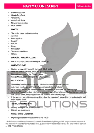 FREERECHARGE CLONE | WEBSITE SCRIPTS | PPTX