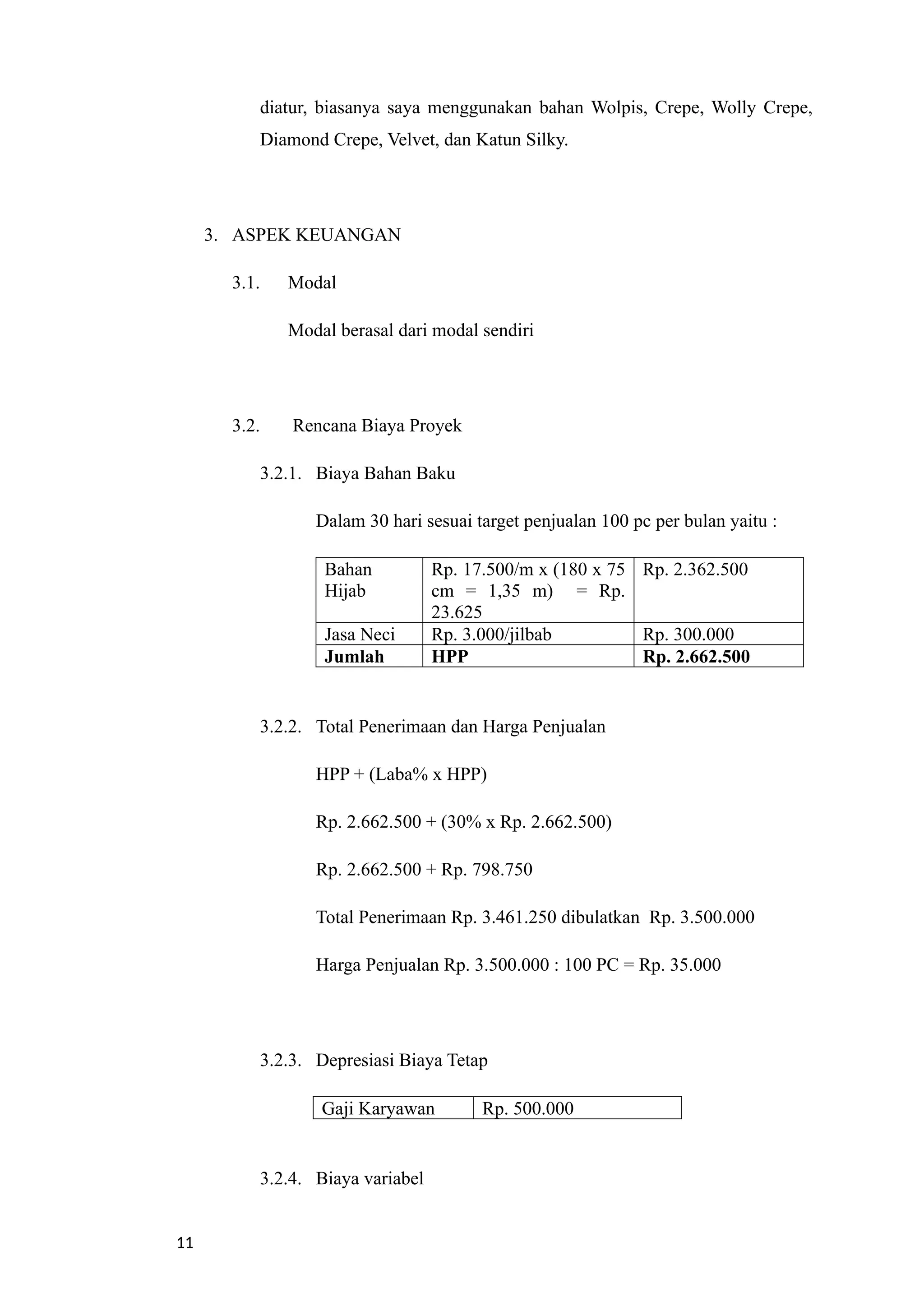 proposal hijab man untuk contoh pembuatan proposal | DOC