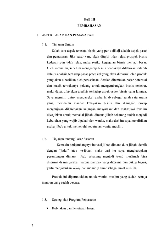 proposal hijab man untuk contoh pembuatan proposal | PDF