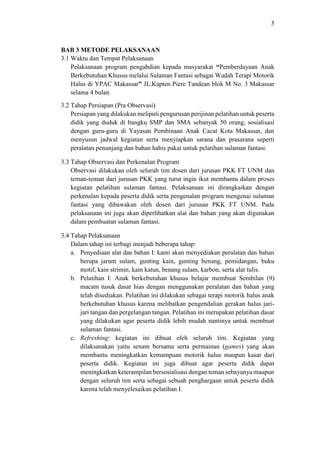 PKM M PEMBERDAYAAN ANAK BERKEBUTUHAN KHUSUS MELALUI SULAMAN FANTASI ...