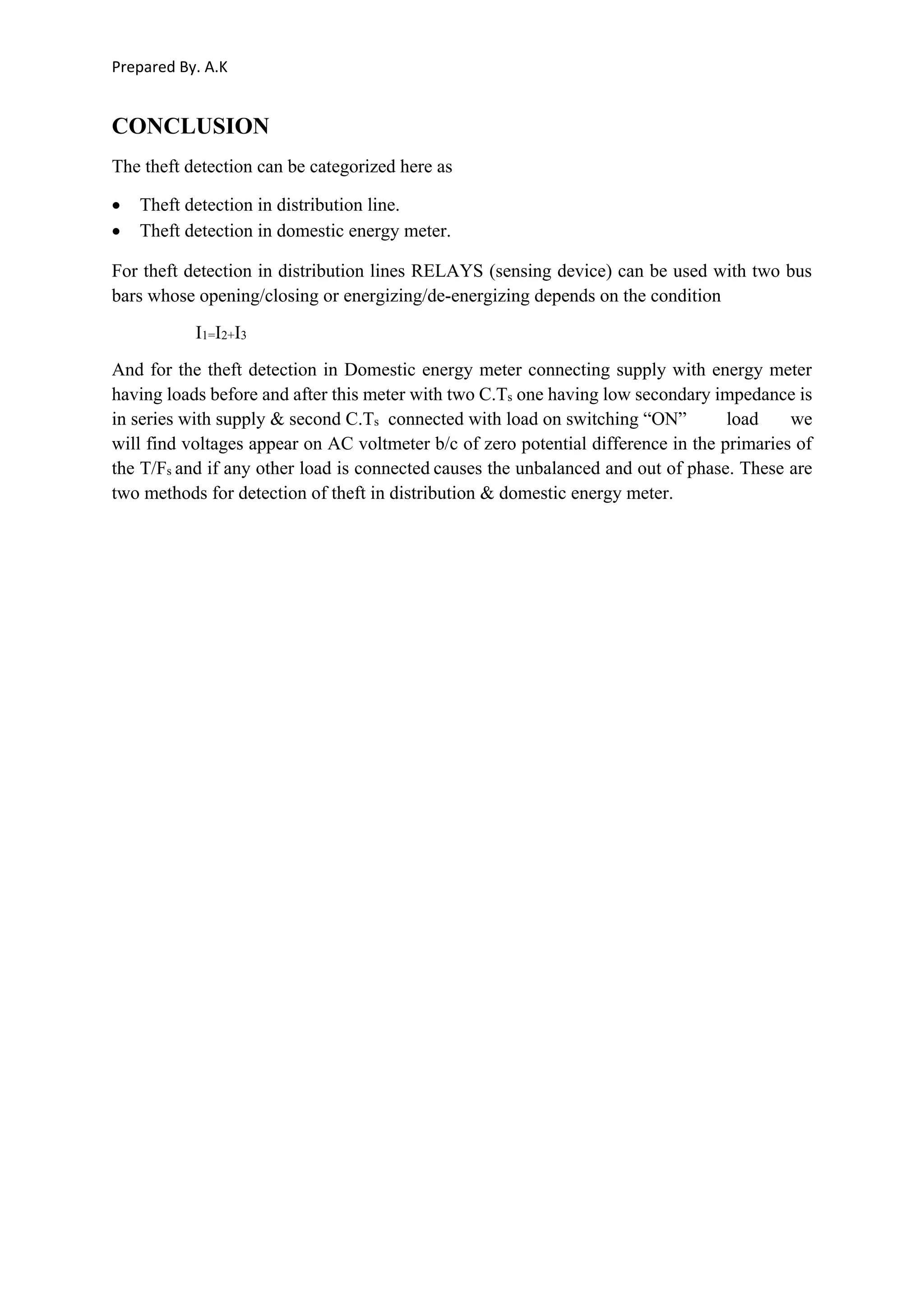 Proposal power-theft-detection | PDF | Gas and Electric | Home Utilities