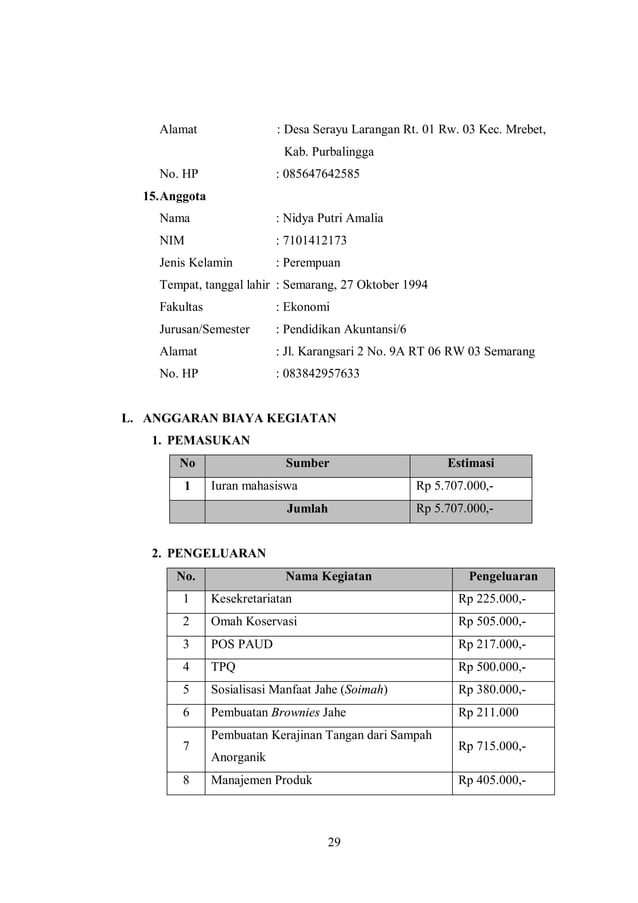 Proposal revisi-kkn-alternatif-gelombang-b-tahap-ii-kedungpane | PDF