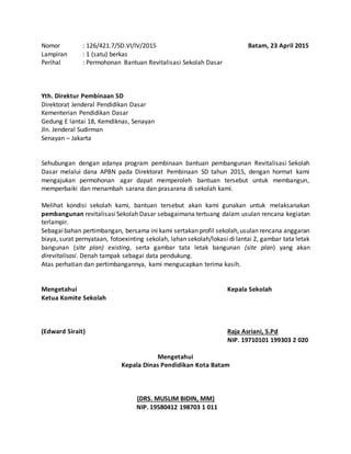 Proposal revitalisasi | DOCX