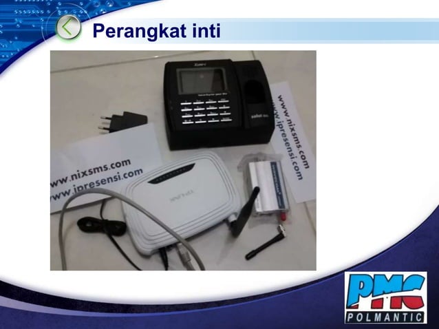 Proposal sms fingerprint sekolah | PPTX
