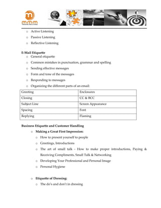 Proposal soft skills training - teachers | PDF