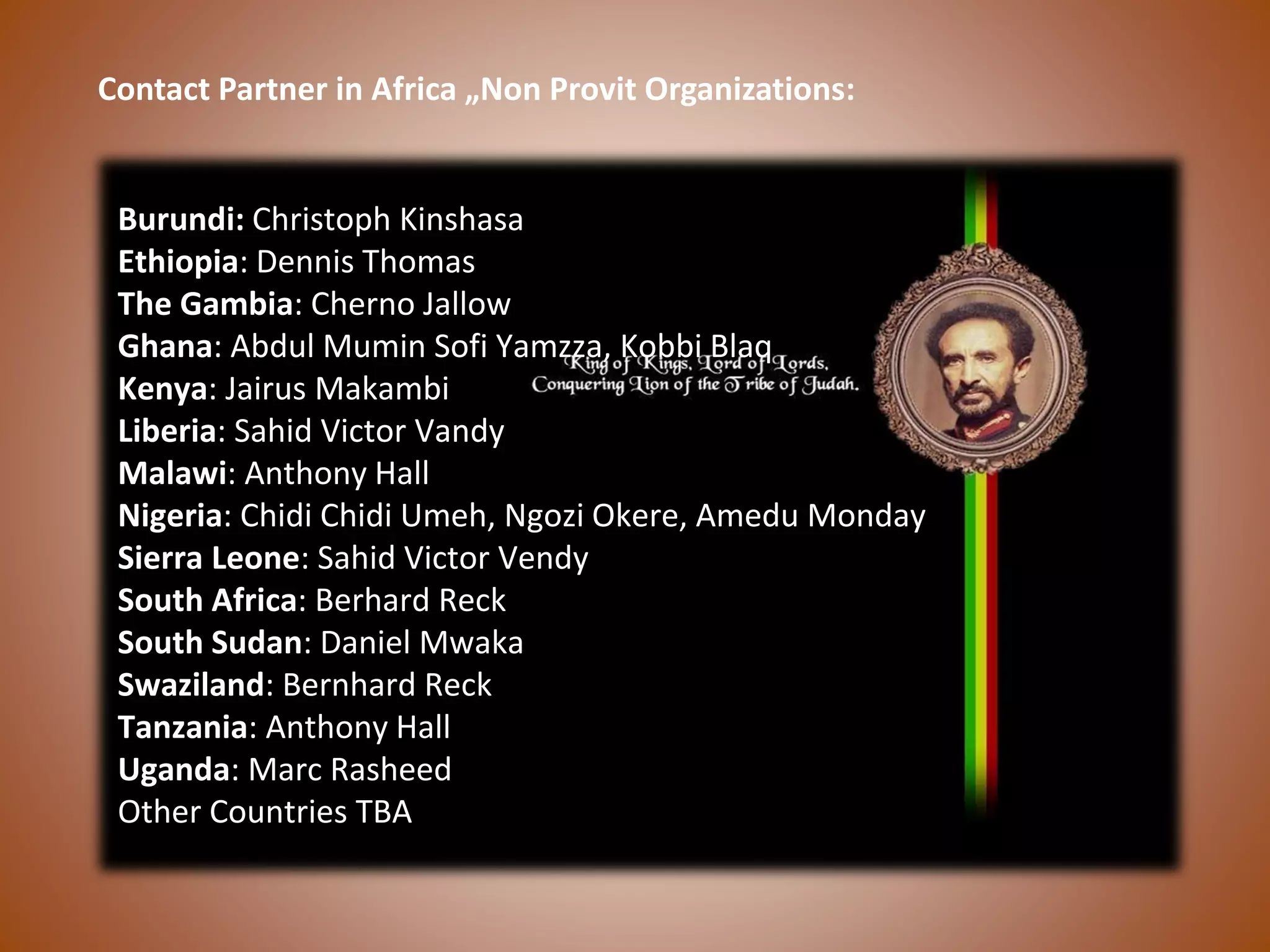 Africa Rise Up general Proposal | PPT