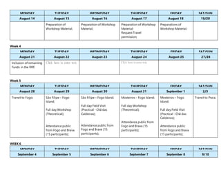 Proposal 3 development_calendar_drr_mainstreaming | PPT