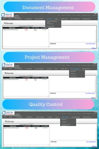 DTS3 Total Construction ERP Software | PDF | Computer Software and Applications | Computing