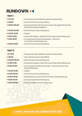 Proposal Acara Job Fair Depok | PDF