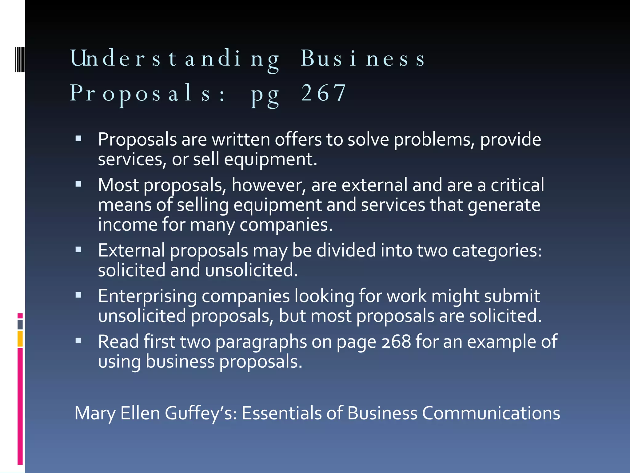 Proposal And Formal Reports | PPT