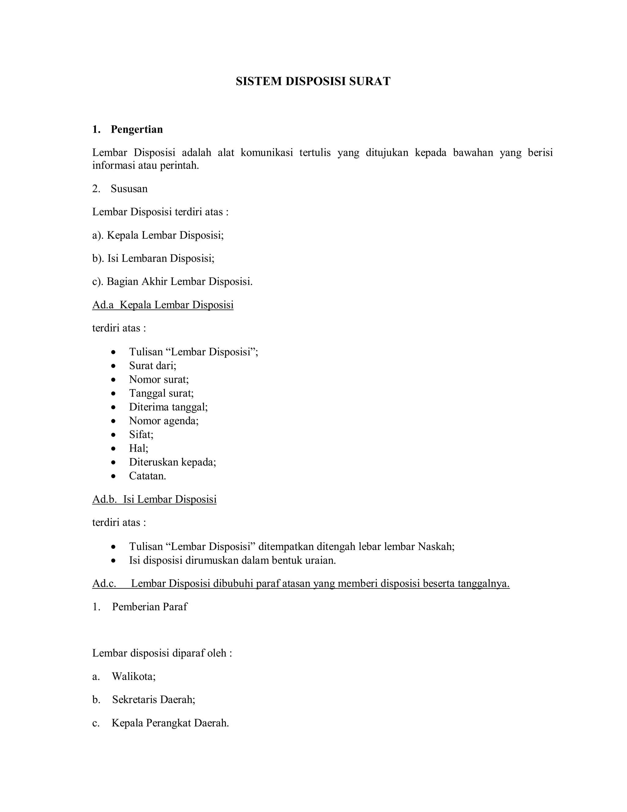 Proposal aplikasi disposisi_surat | PDF