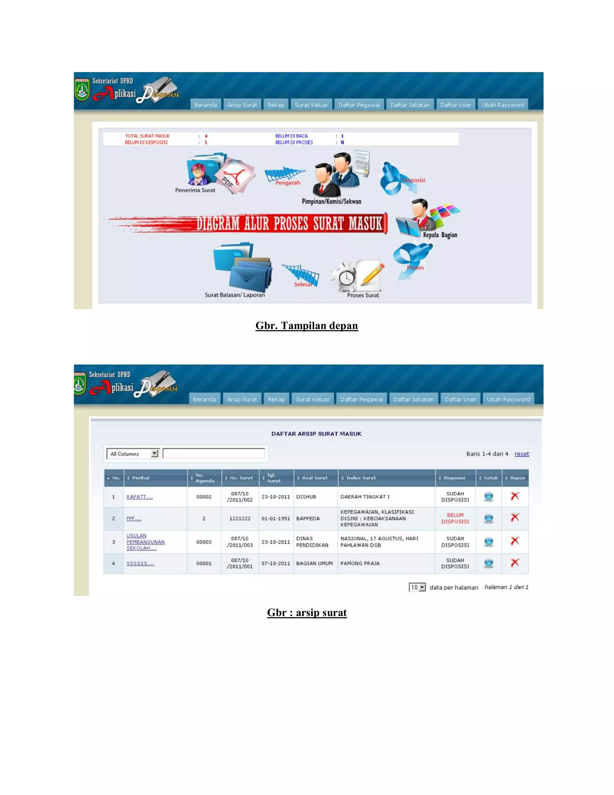 Proposal aplikasi disposisi_surat | PDF