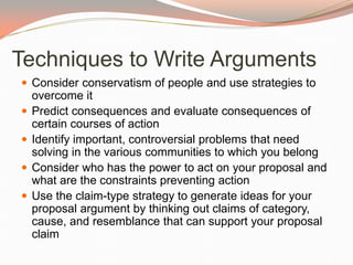 Proposal Arguments | PDF | Educational Assessment | Education