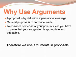 Proposal Arguments | PDF | Educational Assessment | Education