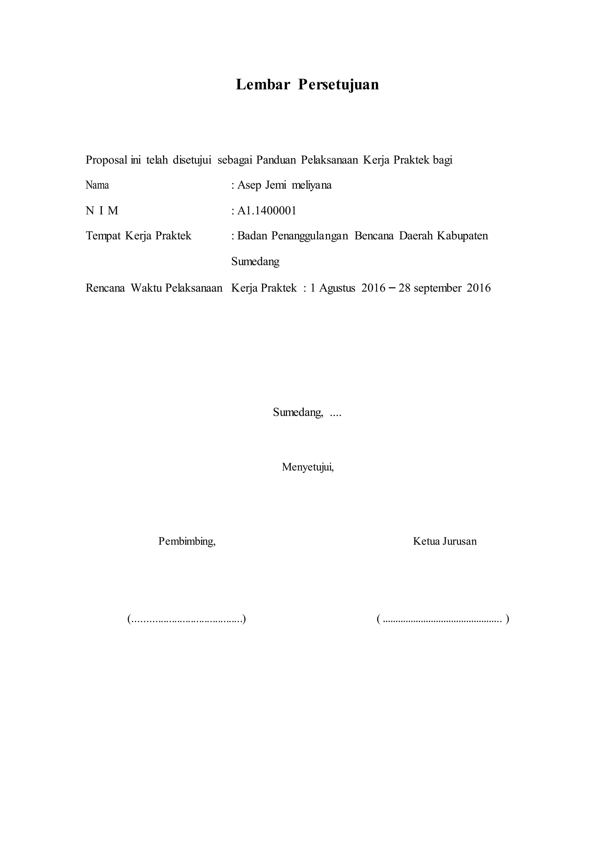 Proposal asep jemi | PDF