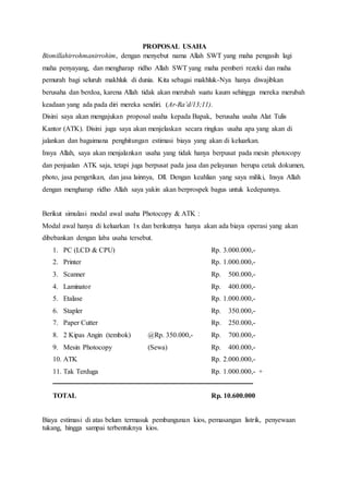 Proposal ATK | DOCX