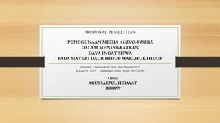 Proposal Penelitian | PPT