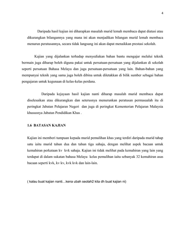 Proposal bab 1 baru | DOC