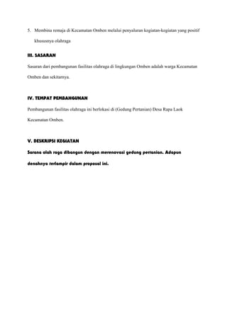 Proposal badminton | RTF