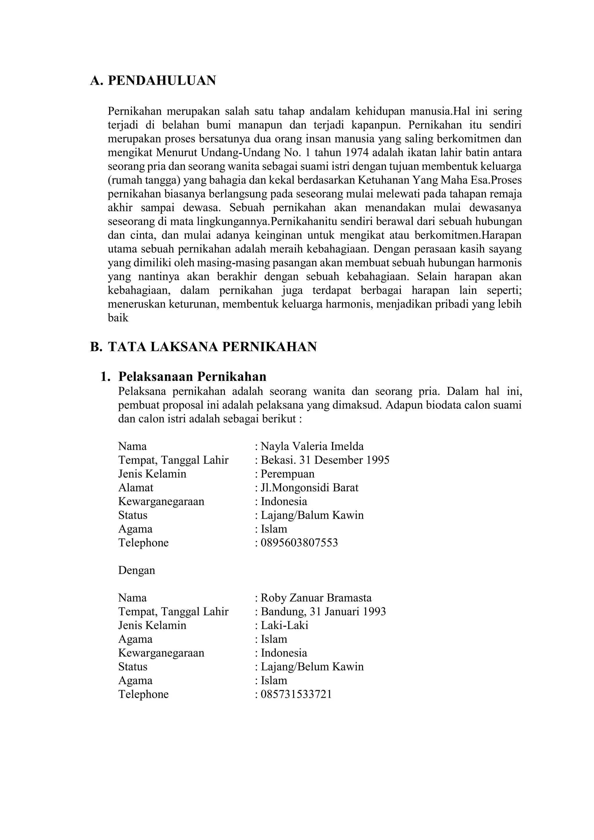 Proposal bahasa indo | PDF