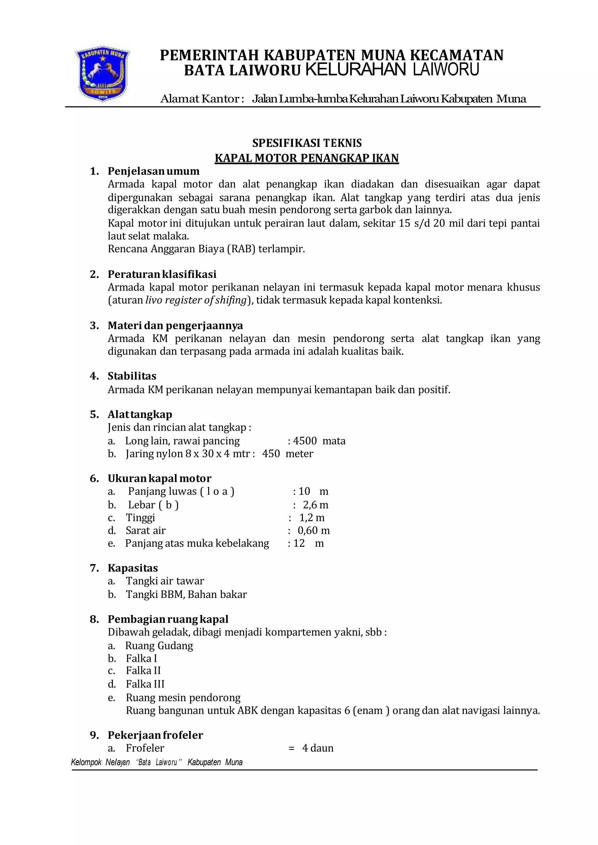 Proposal bata laiworu | DOCX