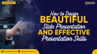Proposal Training beautiful slide and presentation skills | PDF